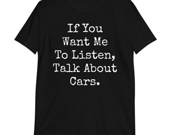 Car Talk Tshirt - Etsy