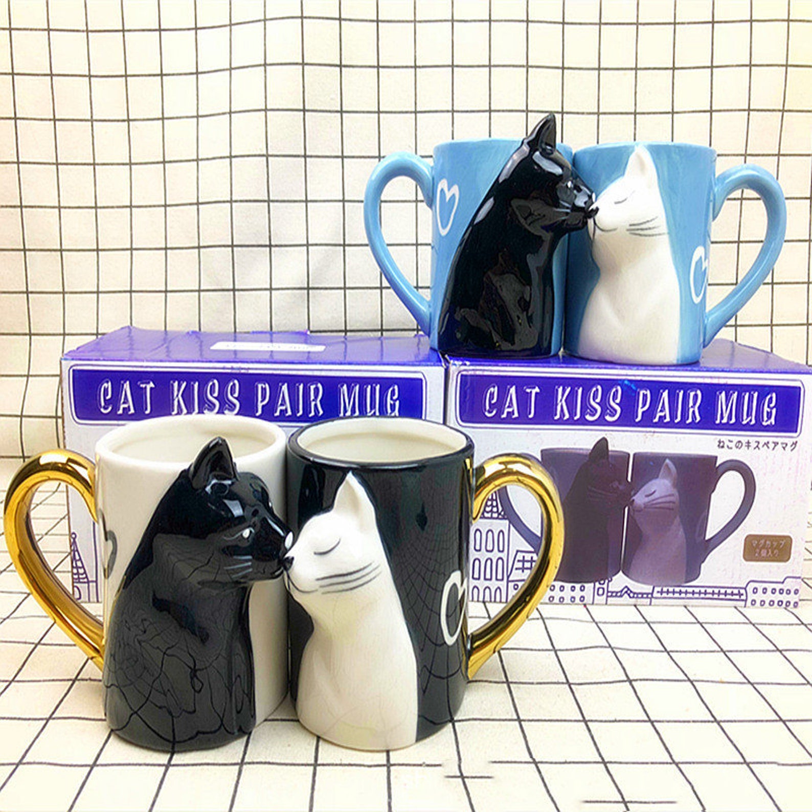 Cat Mug Cat Shaped Mug Cute Cat Ceramics Coffee Mug Cat - Etsy