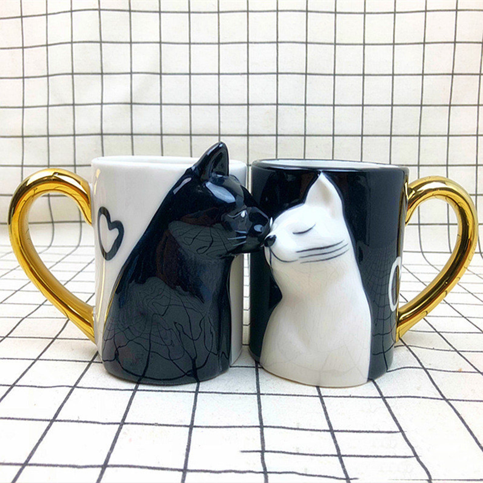 Cat Mug Cat Shaped Mug Cute Cat Ceramics Coffee Mug Cat - Etsy