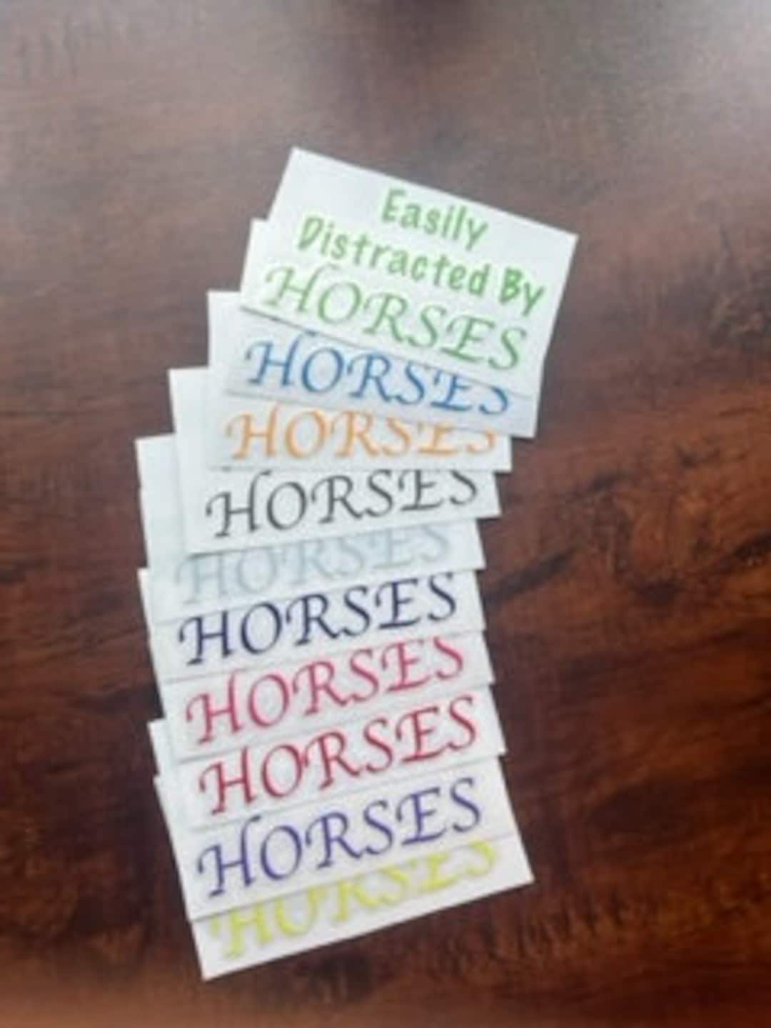 Easily Distracted by Horses Sticker - Etsy