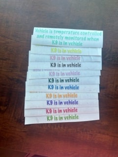 Vehicle is Temp Controlled Sticker for Car - Etsy