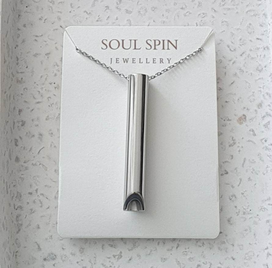 Meditation Whistle Anxiety Relief Breathing Necklace Anxiety Straw ...