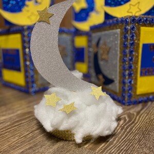Moon and Star Centerpieces | Props | Twinkle Twinkle Little Star | Baby ...