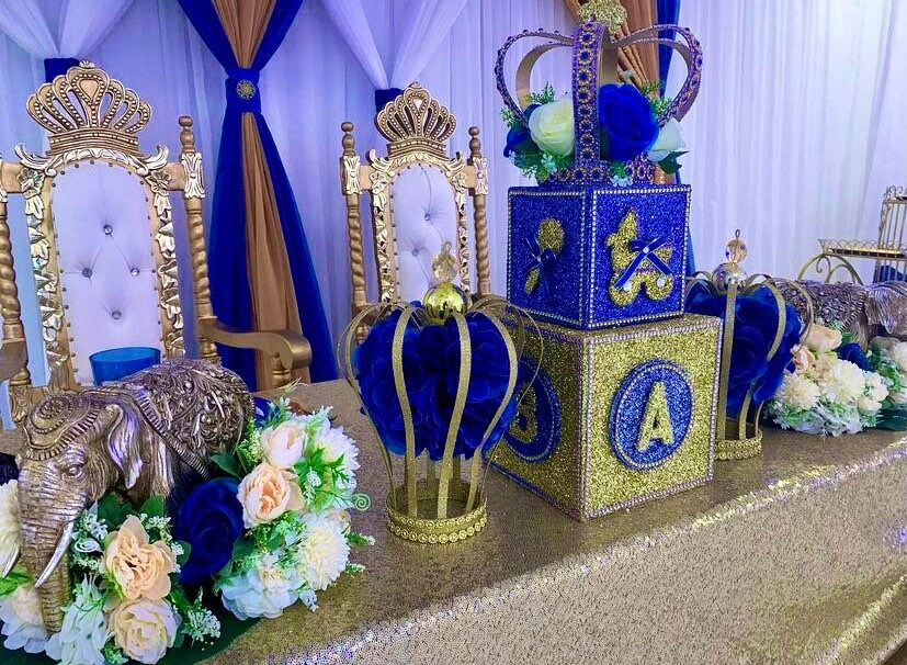 Royal Prince Centerpieces |baby Shower |baby Blocks - Etsy