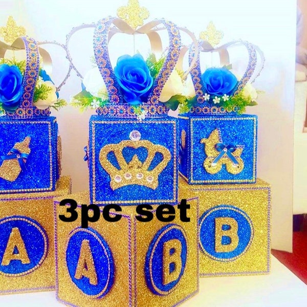 Royal Prince Baby Shower Centerpieces - Etsy