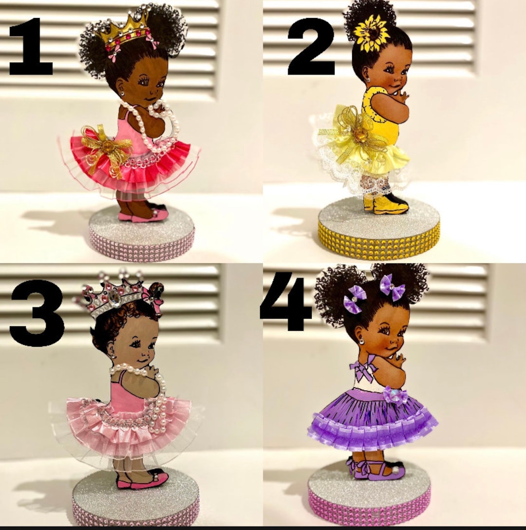 African American Centerpiece |baby Shower | Birthday Decor | Baby ...