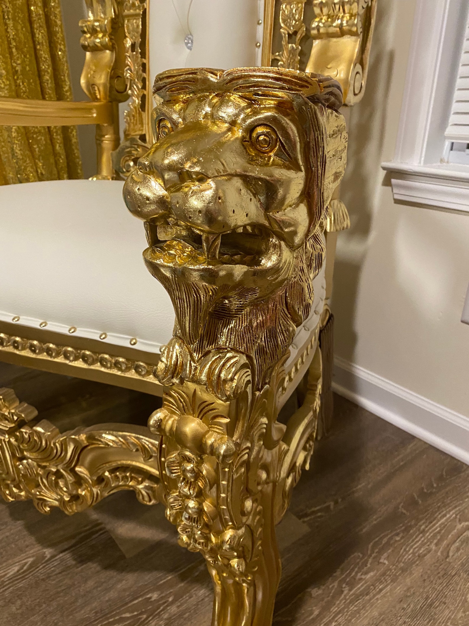 Set of 2 Wedding Throne Chairs Bridal. Hairs king and Queen - Etsy