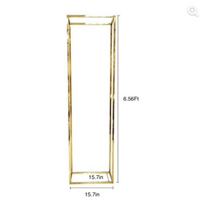 3 Pc Set | Gold Metal Backdrop | Wedding Backdrop | Photo Backdrop ...