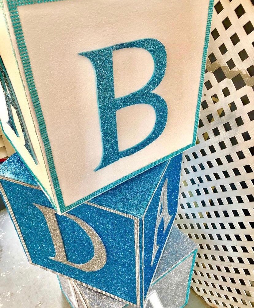 3pc. Set- Large Size Baby Blocks | Floor Size Blocks | Baby Shower |ABC ...