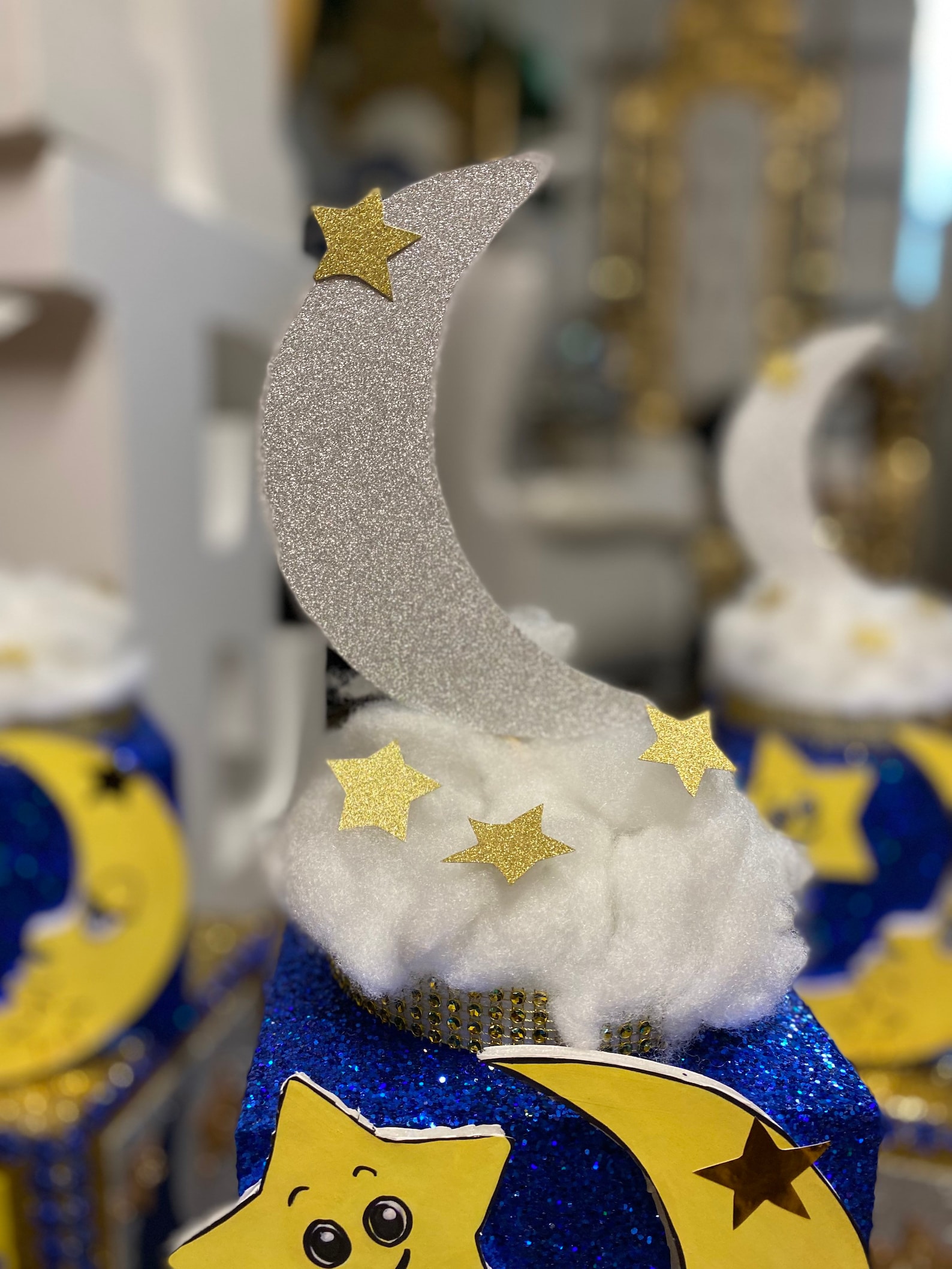 Moon and Star Centerpieces | Props | Twinkle Twinkle Little Star | Baby ...