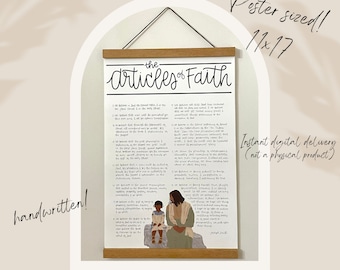 Articles of Faith Poster - Etsy