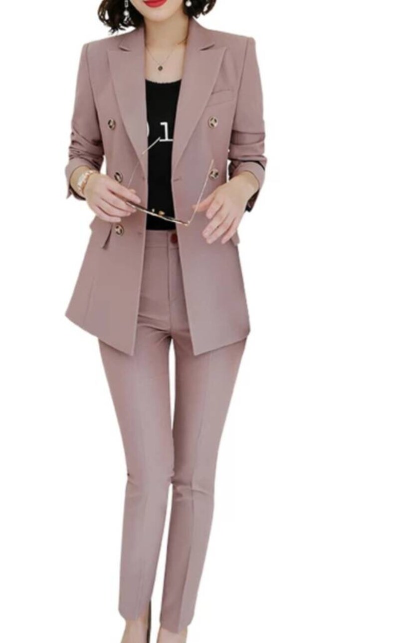 Pink Suit for Women/two Piece Suit/top/womens Suit/womens Suit - Etsy