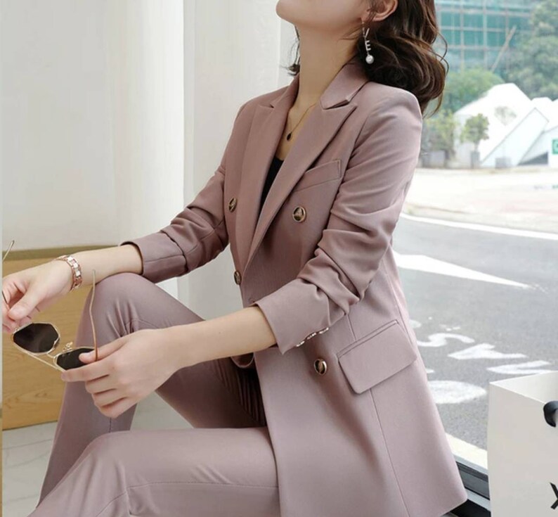 Pink Suit for Women/two Piece Suit/top/womens Suit/womens Suit - Etsy