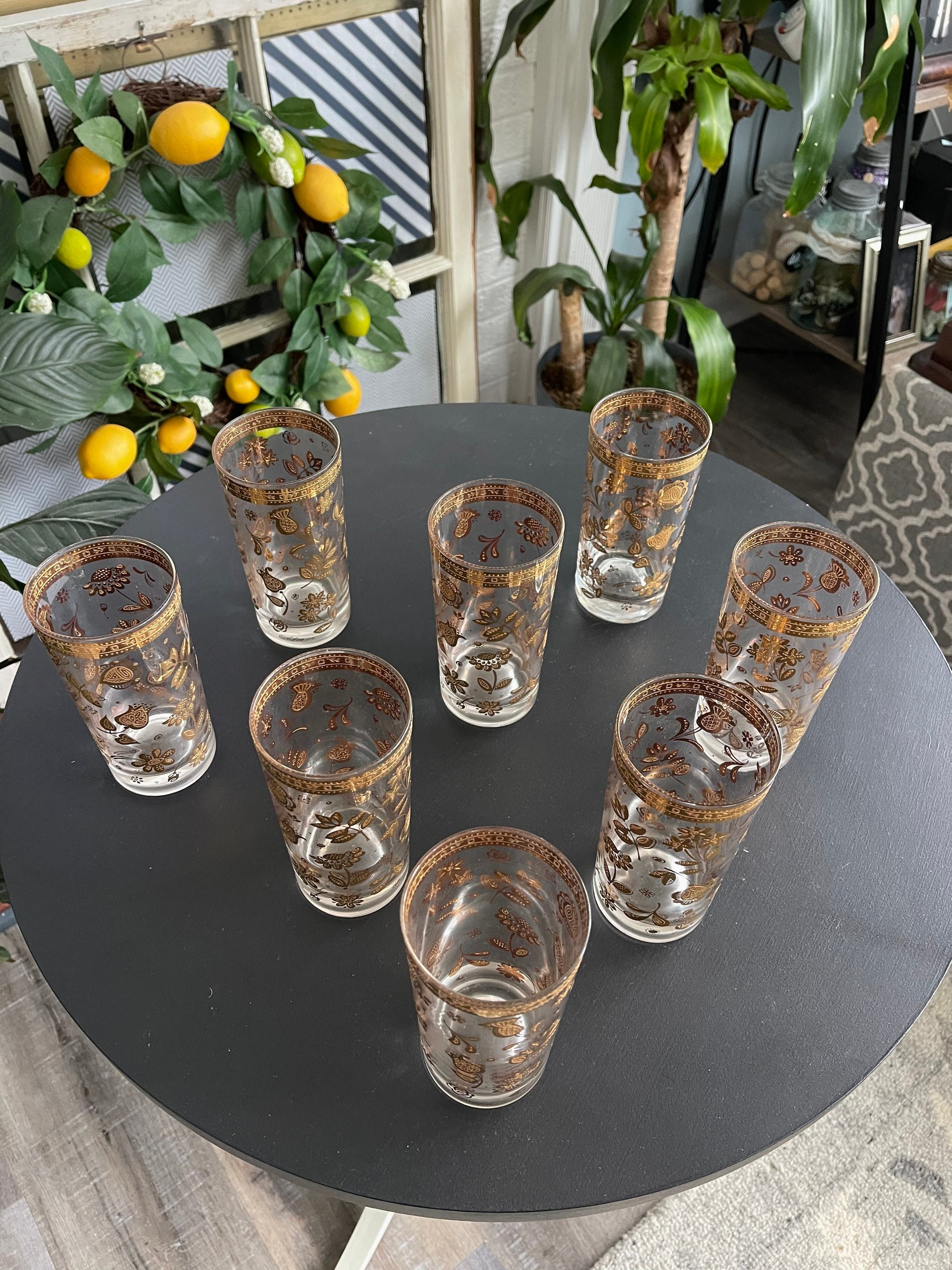 Culver Glassware 1950’s Chantilly Pattern - Etsy