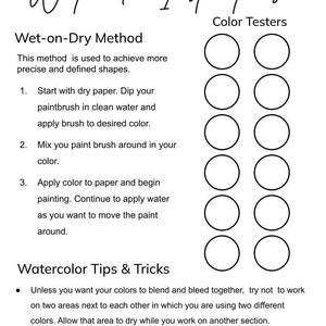 Watercolor Paint Kit Spring Themed Watercolor Set Paint at Home Self ...