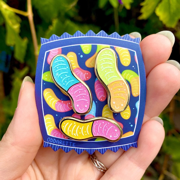 Candy Enamel Pin - Etsy