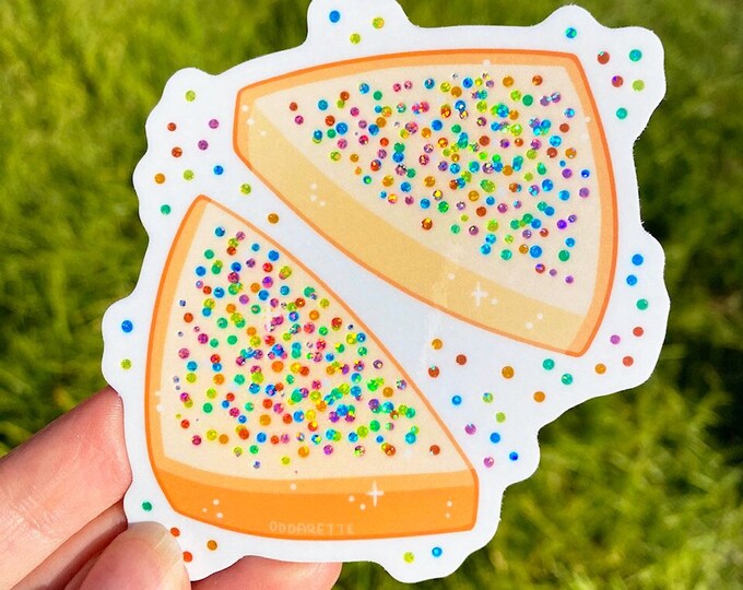 Fairy Bread Sticker - Glitter Sticker - Vinyl Sticker - Waterproof ...