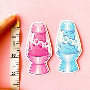 Lava Lamp Stickers Series 6 - Pink Blob Lava Lamps - Transparent ...
