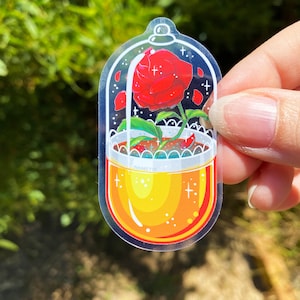 Botany Pills Stickers: Transparent Plant Terrarium Stickers - Human ...
