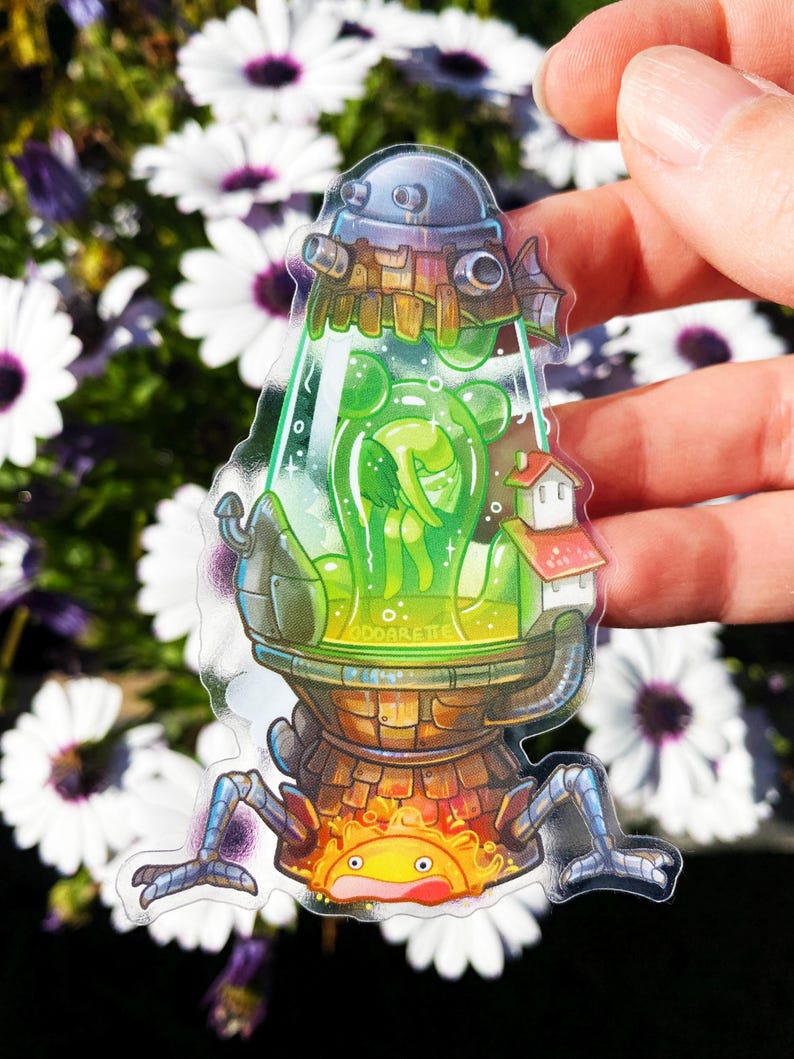 Japanese Fantasy Lava Lamp Stickers: Emo Slime Wizard, Trickster Cat ...