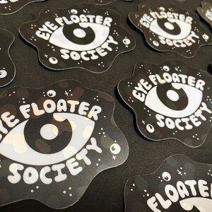 Eye Floaters Sticker Holographic Sticker Vinyl Sticker Die Cut Sticker ...