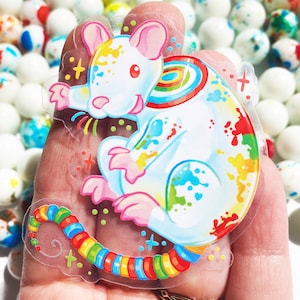 Candy Rats Vinyl Stickers Part 1: Jawbreaker, Gummy Worm, Cotton Candy ...