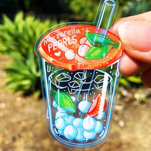 Cursed Boba Stickers Series 1 - Cheese Balls - Mozzarella Pearls ...