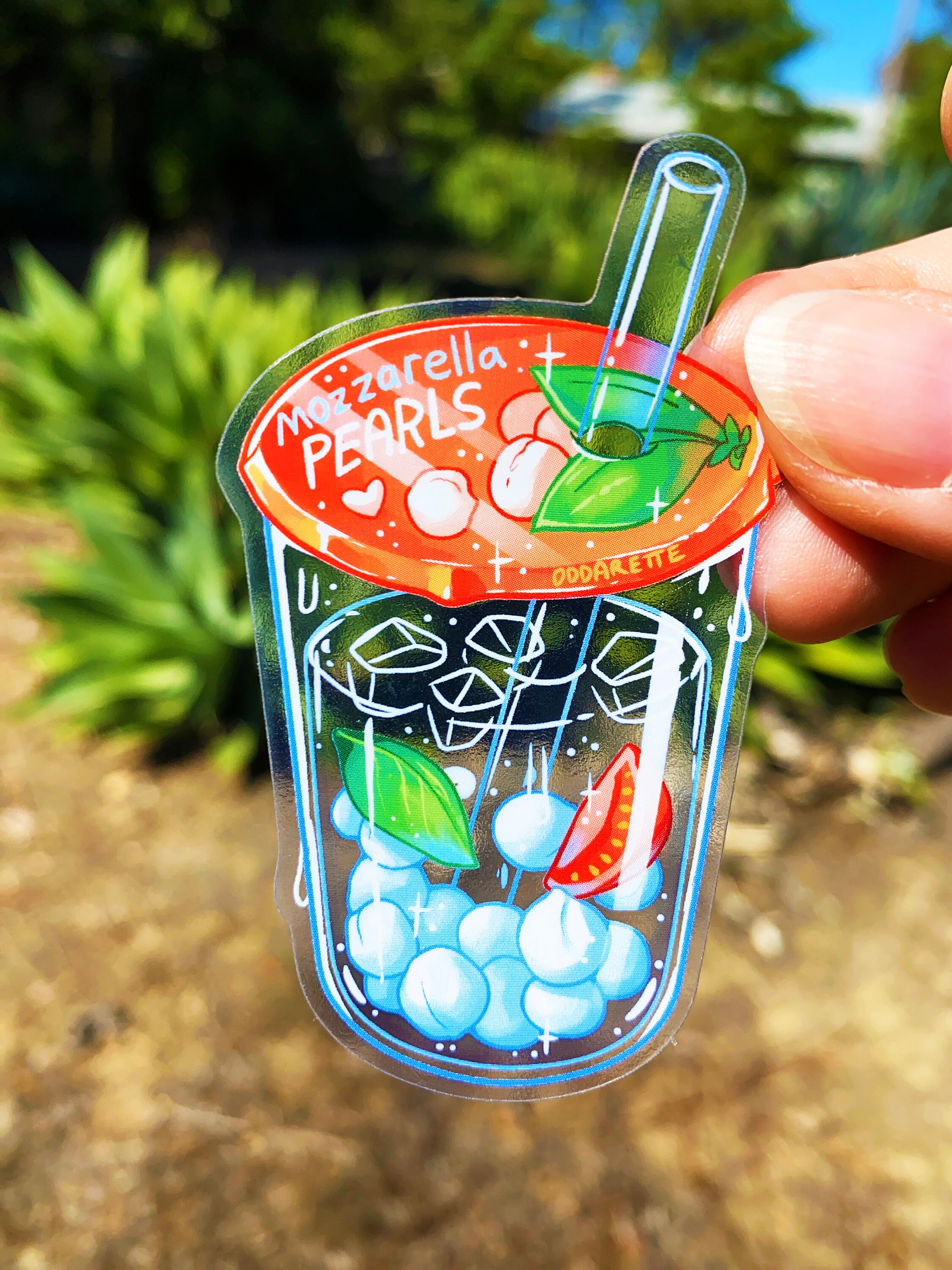 Cursed Boba Stickers Series 1 - Cheese Balls - Mozzarella Pearls ...