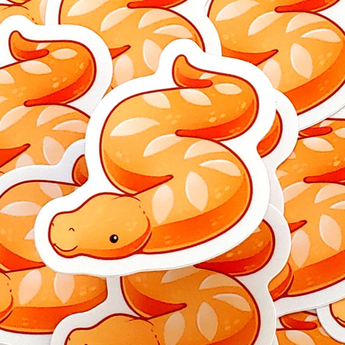 Food Snakes Stickers Matte Stickers Cute Snakes Snake - Etsy