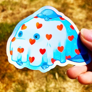 Manatee Stickers Series 5 - Halloween Manatee Stickers - Ghost ...