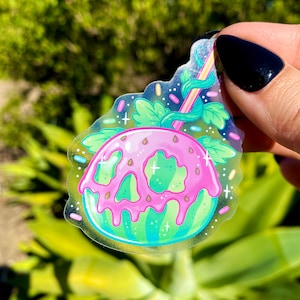 Poison Watermelon Sticker Transparent Sticker Vinyl Sticker Waterproof ...