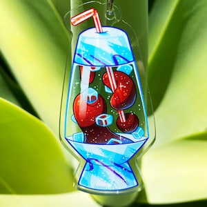 90s Lava Lamp Acrylic Keychain: Retro Nostalgia - Etsy