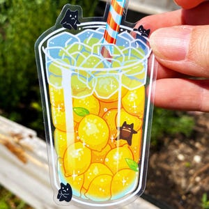 Lemonade Sticker - Transparent Sticker - Vinyl - Die Cut - Waterproof ...