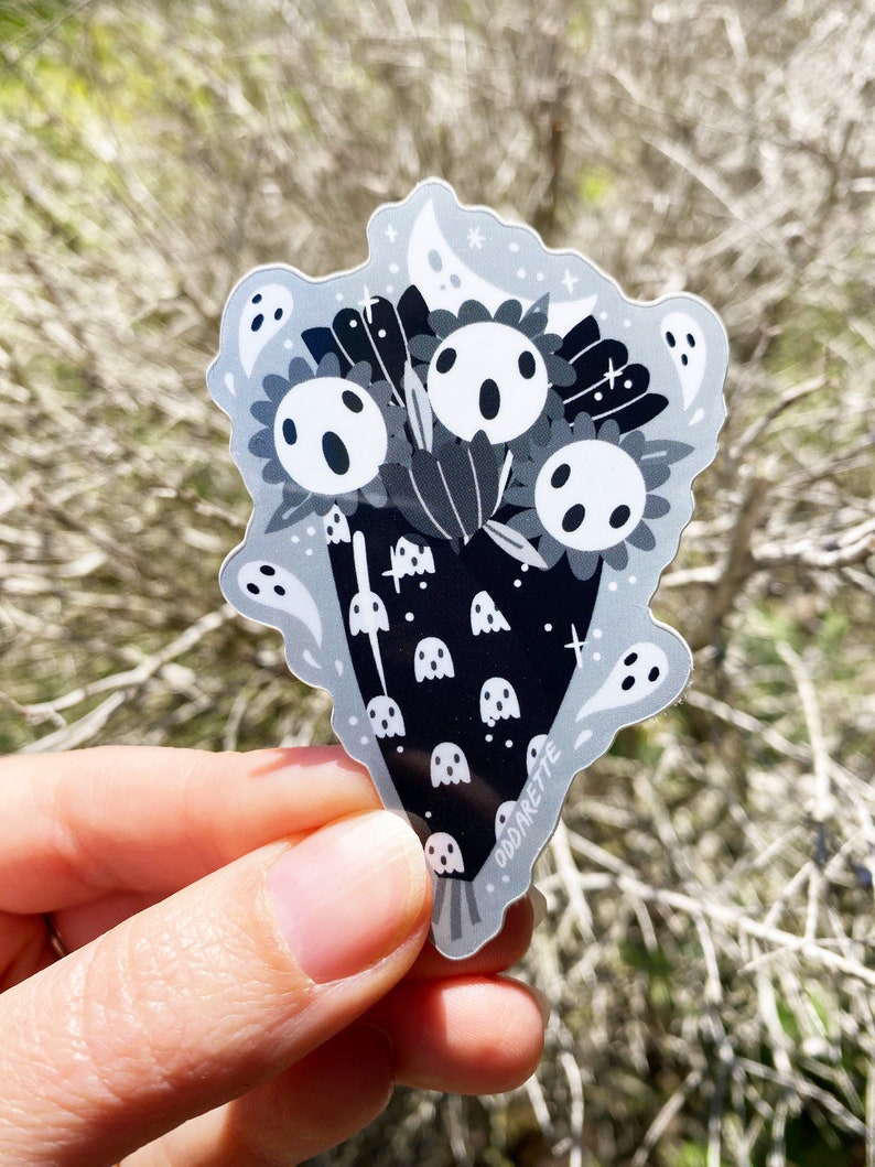 Bouquets Stickers Waterproof Transparent Vinyl Sticker - Etsy