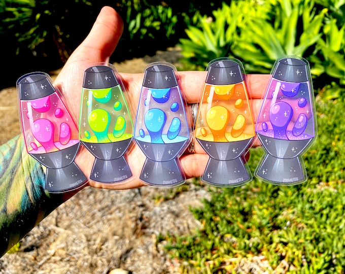 Lava Lamp Sticker, Cute Lava Lamp Decal, Laptop Sticker, Cute Pun Gift ...