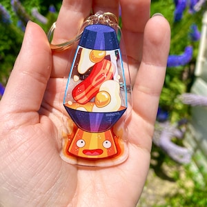 Lava Lamp Acrylic Keychain: Fire Demon, Candy Sprites, Forest Spirits ...