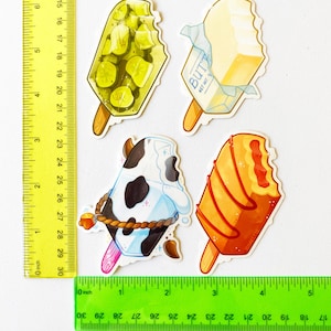 Popsicle Stickers - Transparent Stickers - Popstickles - Butter ...