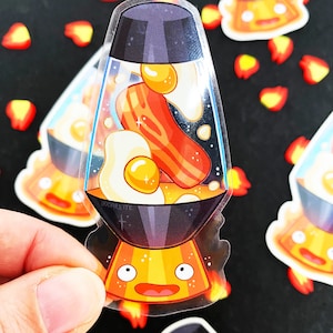 Japanese Fantasy Lava Lamp Stickers: Fire Demon, Candy Sprites ...