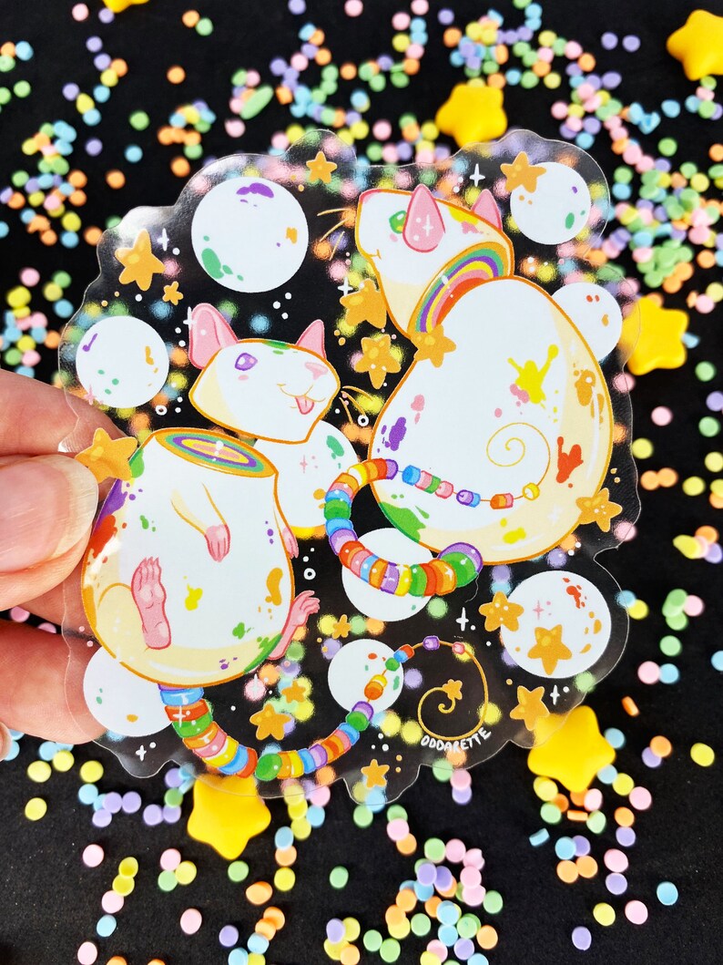 Jawbreaker Rats Sticker Transparent Sticker Vinyl Sticker - Etsy