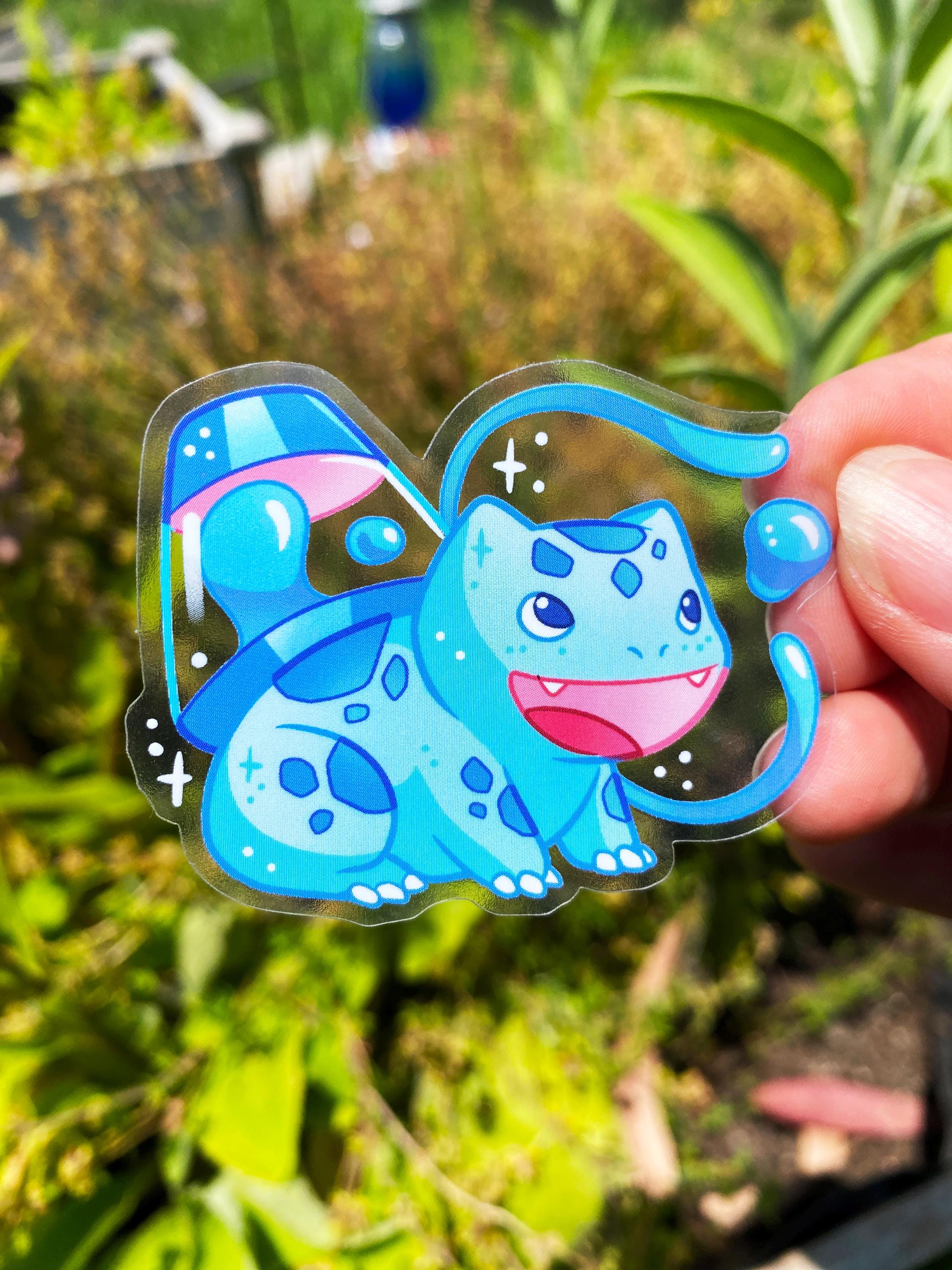 Light Fakemon Stickers: Hand-drawn Monster Art - Plasma & Disco Ball - Etsy