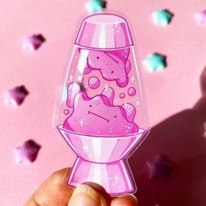 Lava Lamp Stickers Series 6 - Pink Blob Lava Lamps - Transparent ...