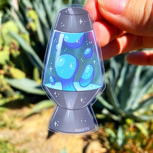 Vintage Lava Lamp Stickers: Transparent Waterproof Retro Art - Etsy