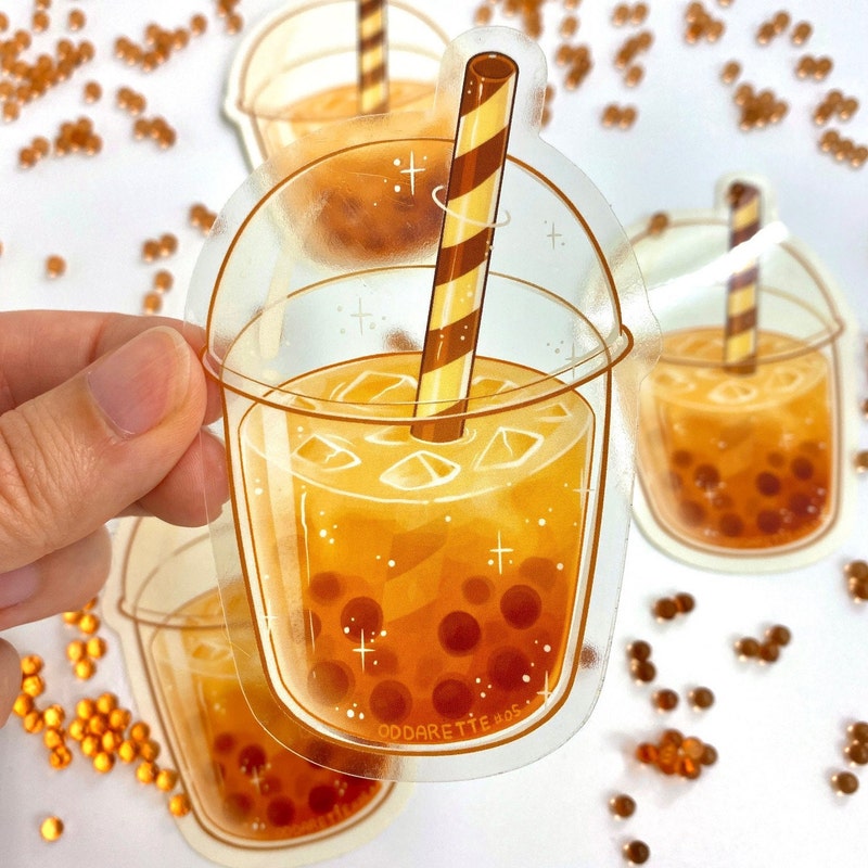 Boba Tea Sticker - Etsy