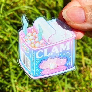 SPAM Stickers - Clam - Glam - Weird Food - Mimic - Pastel Aesthetic ...