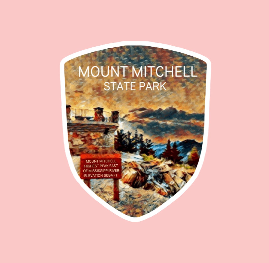 Mount Mitchell State Park Shield - Etsy