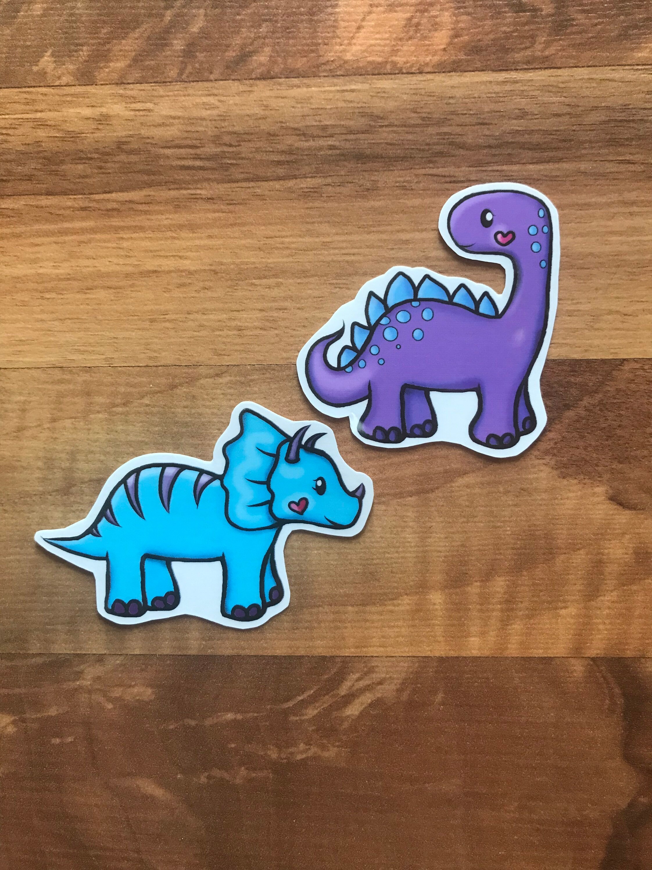 Dinosaur Sticker Pack, Dino Decal, Vinyl Decal for Laptops, Water ...