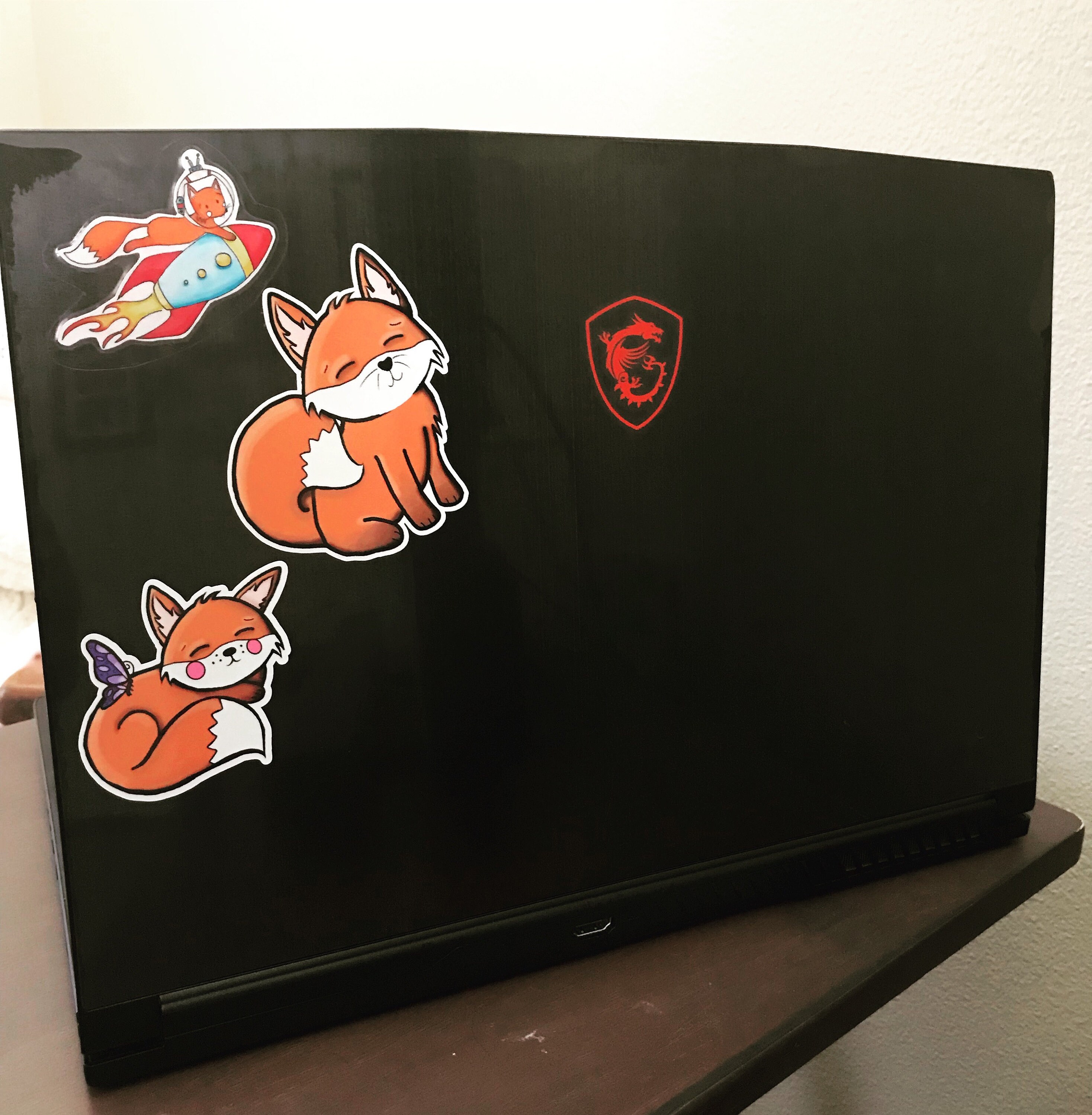 Fox Vinyl Sticker Fox Sticker for Laptops Water Bottles - Etsy