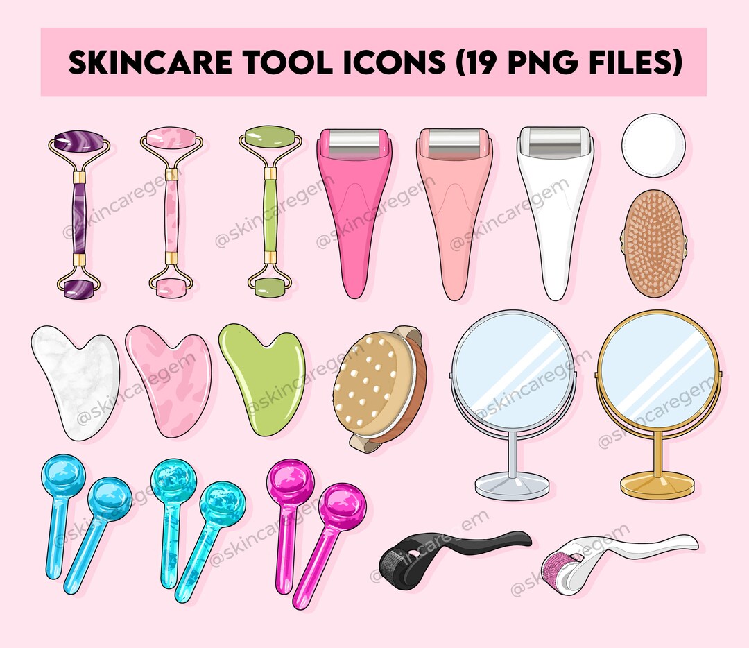 SKINCARETOOL ICONS (instant Download) - Etsy
