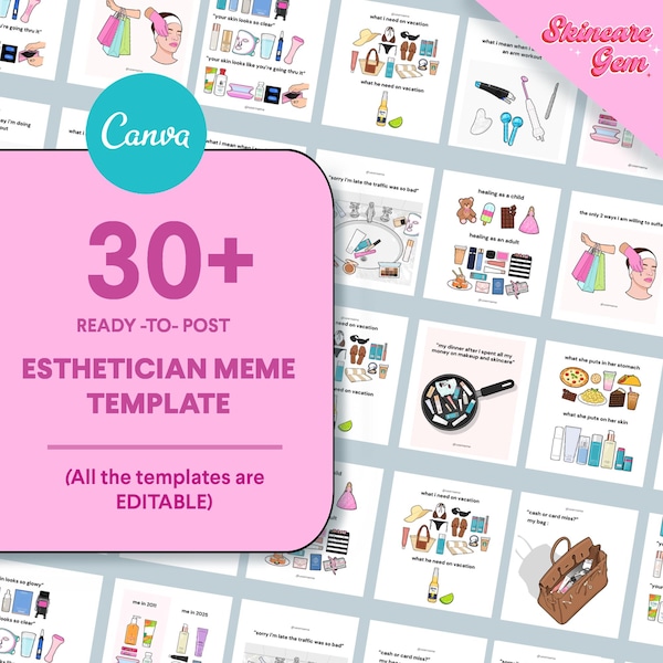 Meme Templates Canva - Etsy
