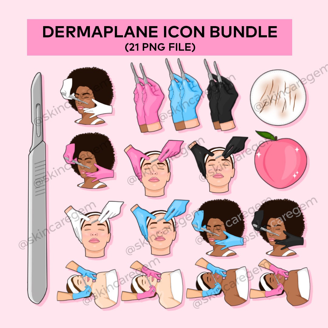 DERMAPLANE ICON BUNDLE (instant Download) - Etsy